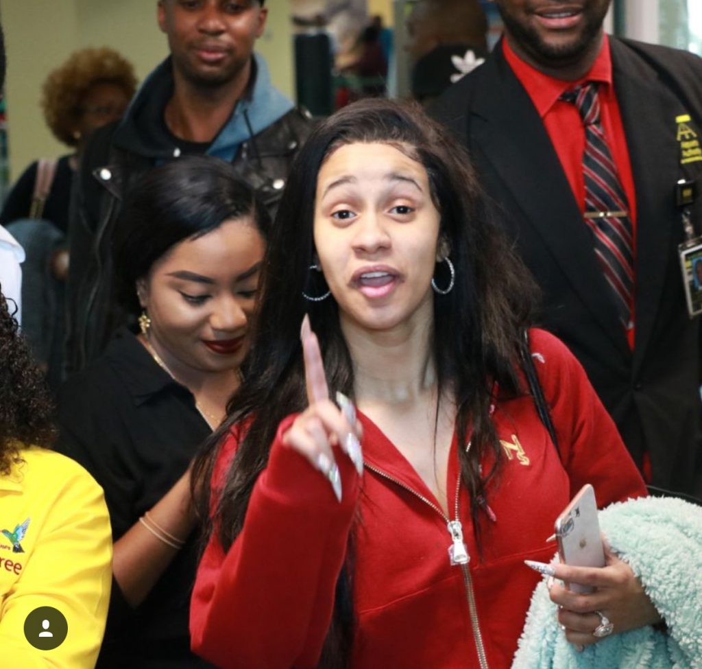 Billboard Chart Topper, Cardi B Touches Down in Trinidad and Tobago ...